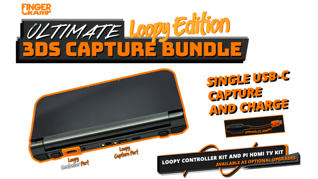 FINGERCRAMP NEW 3DS XL Capture Bundle LOOPY EDITION - LOOPY CAPTURE KIT ...