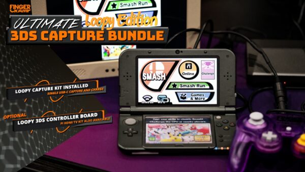 ULTIMATE NEW 3DS XL CAPTURE BUNDLE LOOPY EDITION - CONTROLLER SUPPORT ...