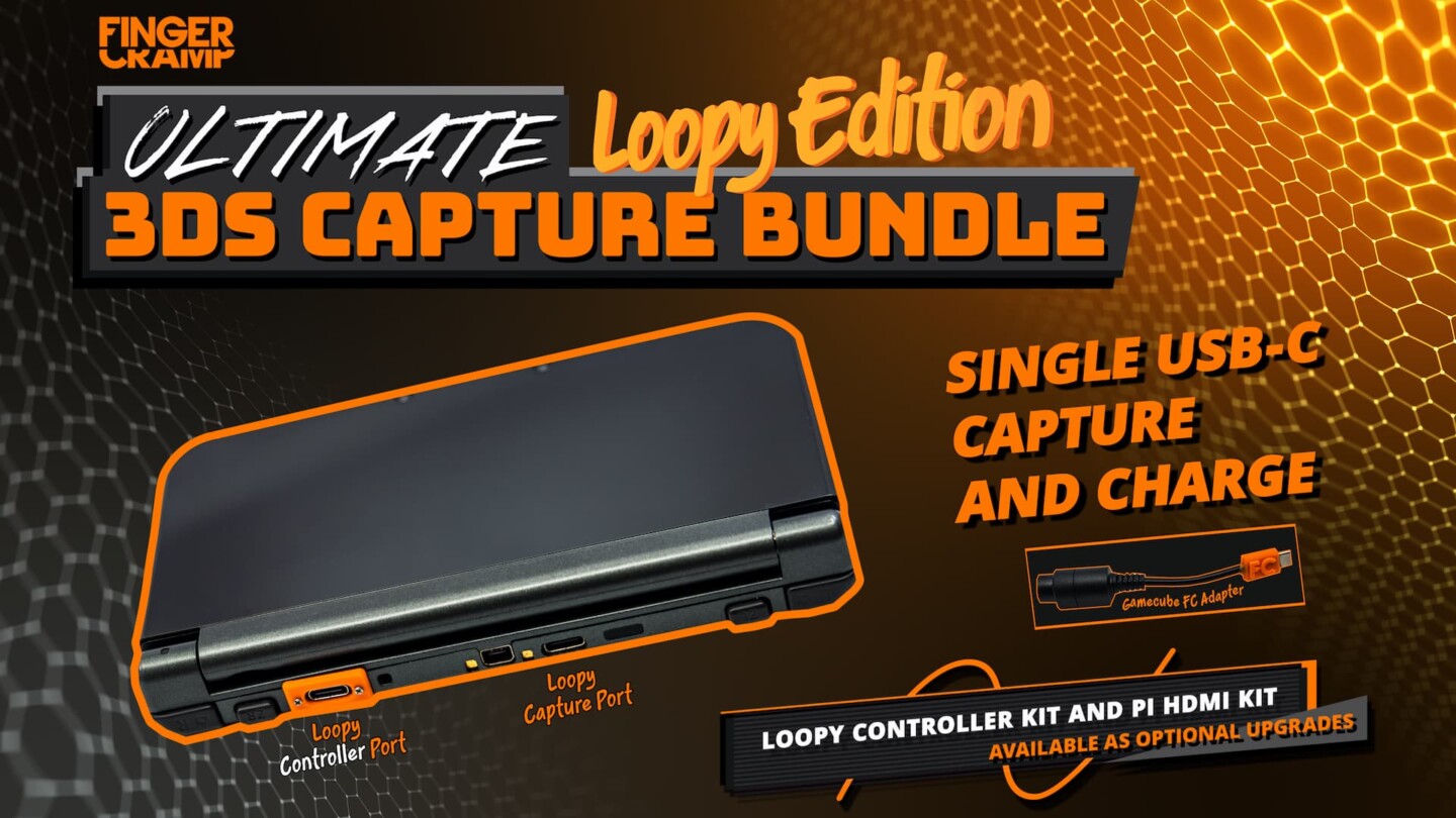 FINGERCRAMP NEW 3DS XL Capture Bundle LOOPY EDITION - LOOPY CAPTURE KIT ...