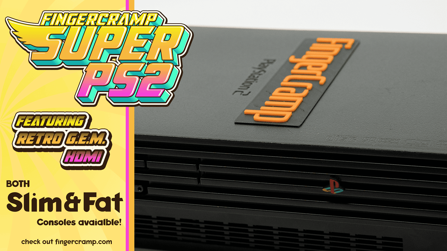 Super PS2 - Playstation 2 with Retro G.E.M. HDMI - Best Quality from ...