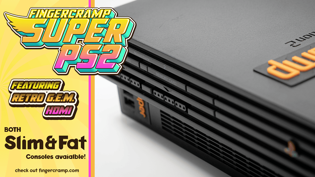 Super PS2 - Playstation 2 with Retro G.E.M. HDMI - Best Quality from ...