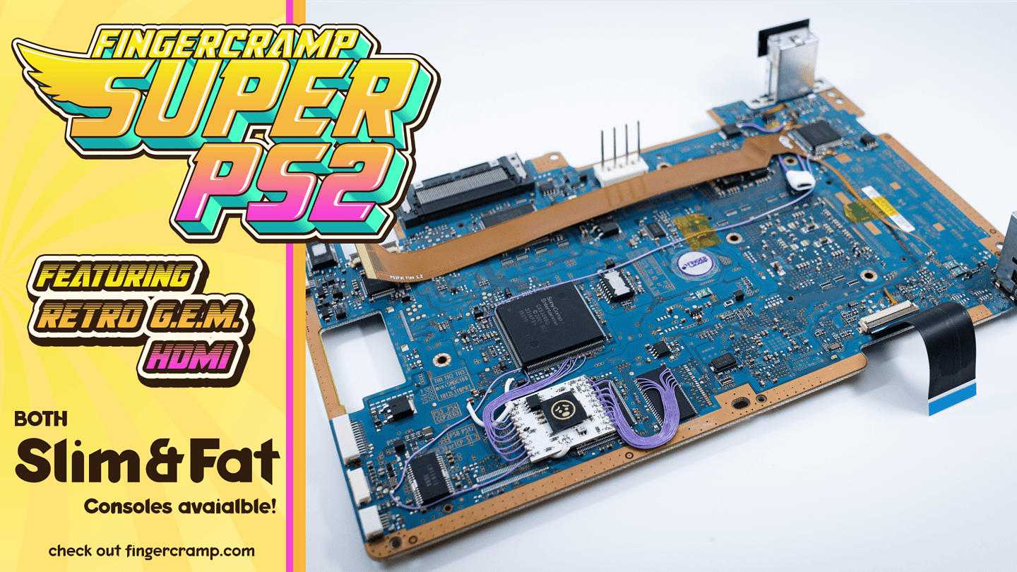 Super PS2 - Playstation 2 with Retro G.E.M. HDMI - Best Quality from ...